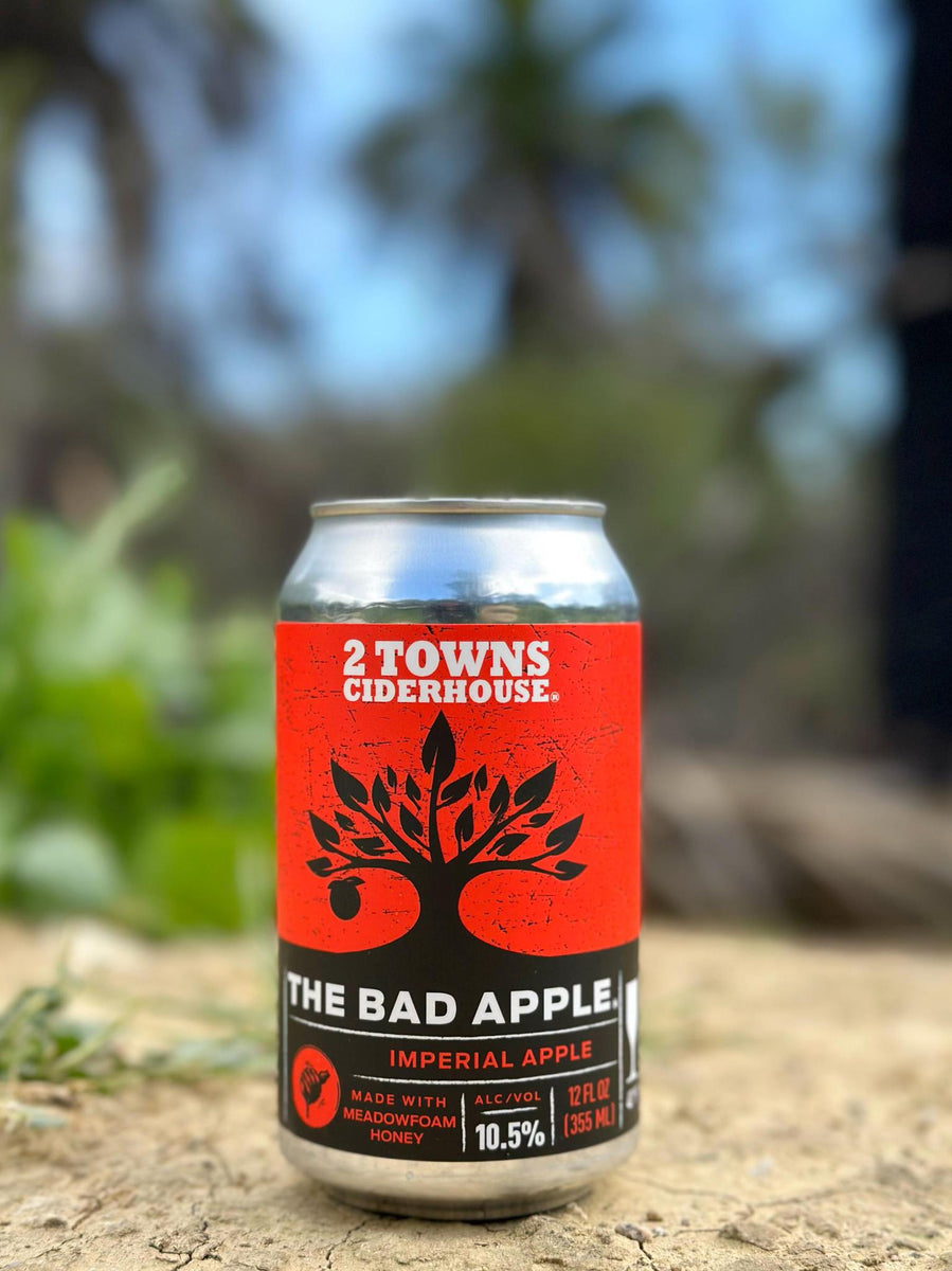 2 Towns The Bad Apple Imperial Cider - 12oz Can – shop-silverlakewine